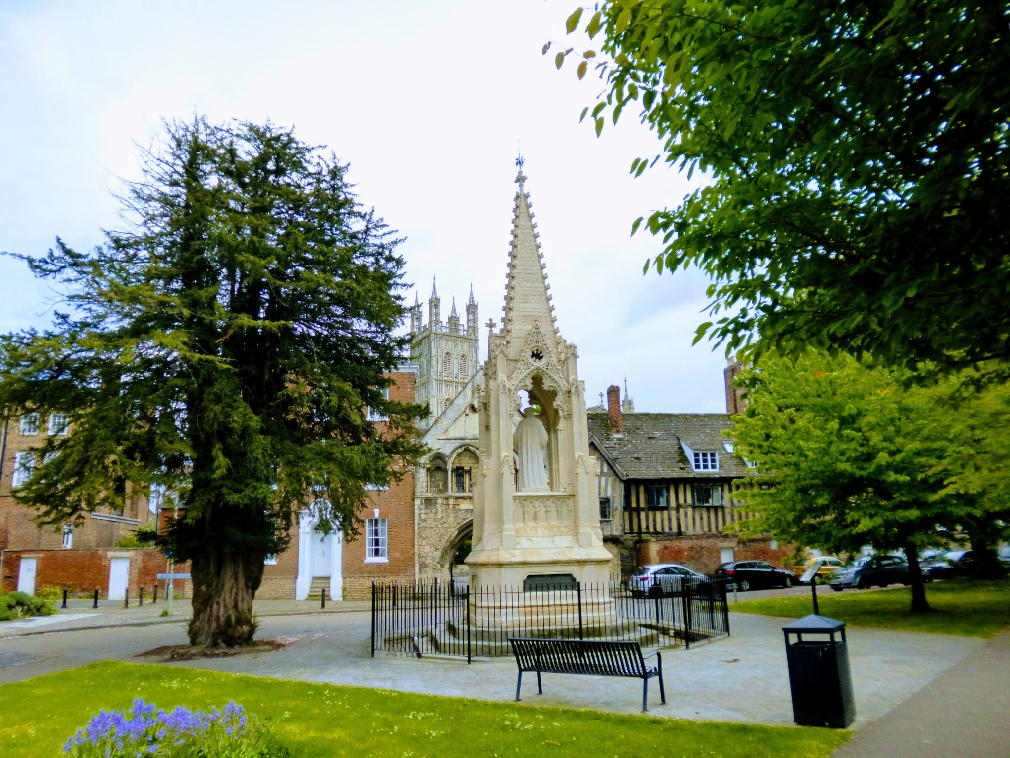 Bishop Hooper Memorial a Monument near Gloucester Cathedral