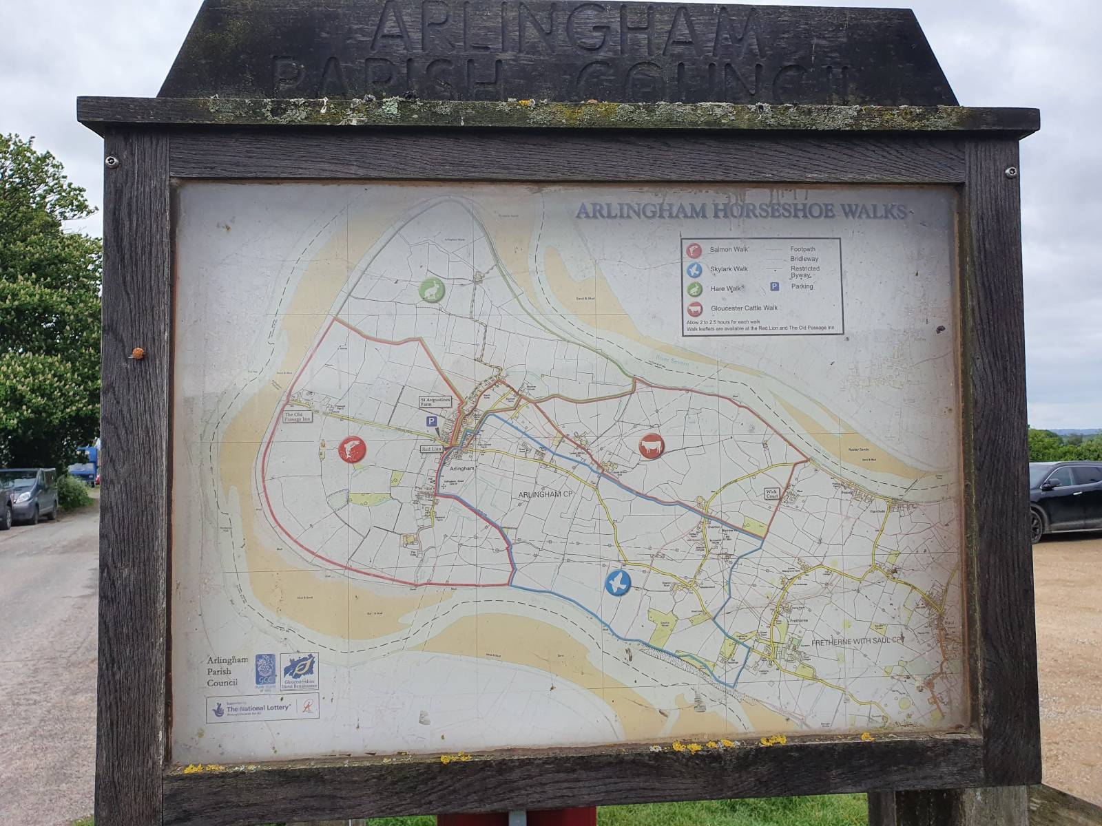 Arlingham Gloucestershire - Walks, Pubs; Red Lion & The Passage
