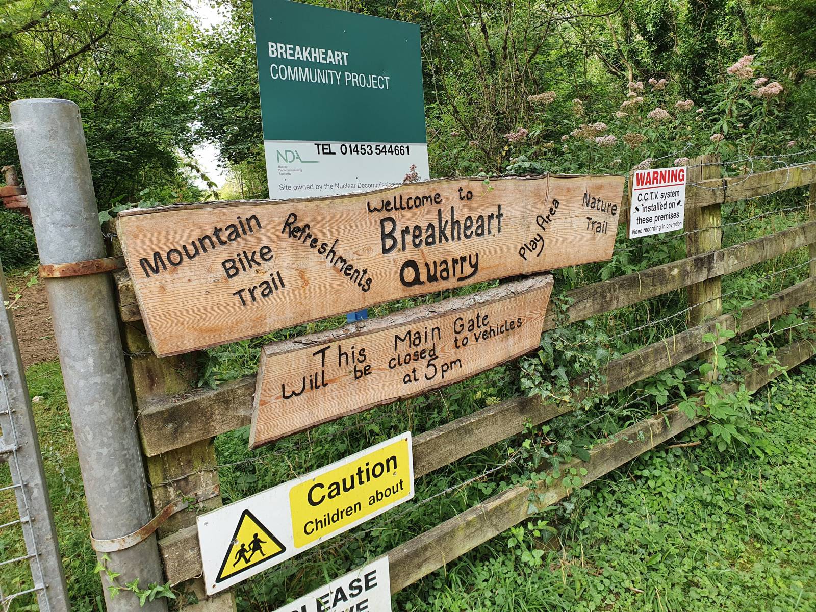 Breakheart Quarry Walk Near Dursley in Gloucestershire